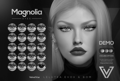 Second Life Marketplace - [ VelvetVue ] Magnolia Eyes :: DEMO